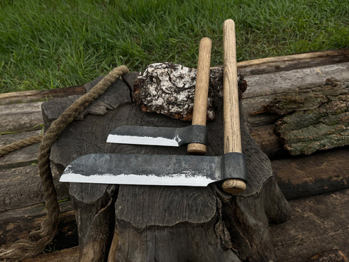 2-Piece Splitting Froe Set - Sharky Forged Steel Tools