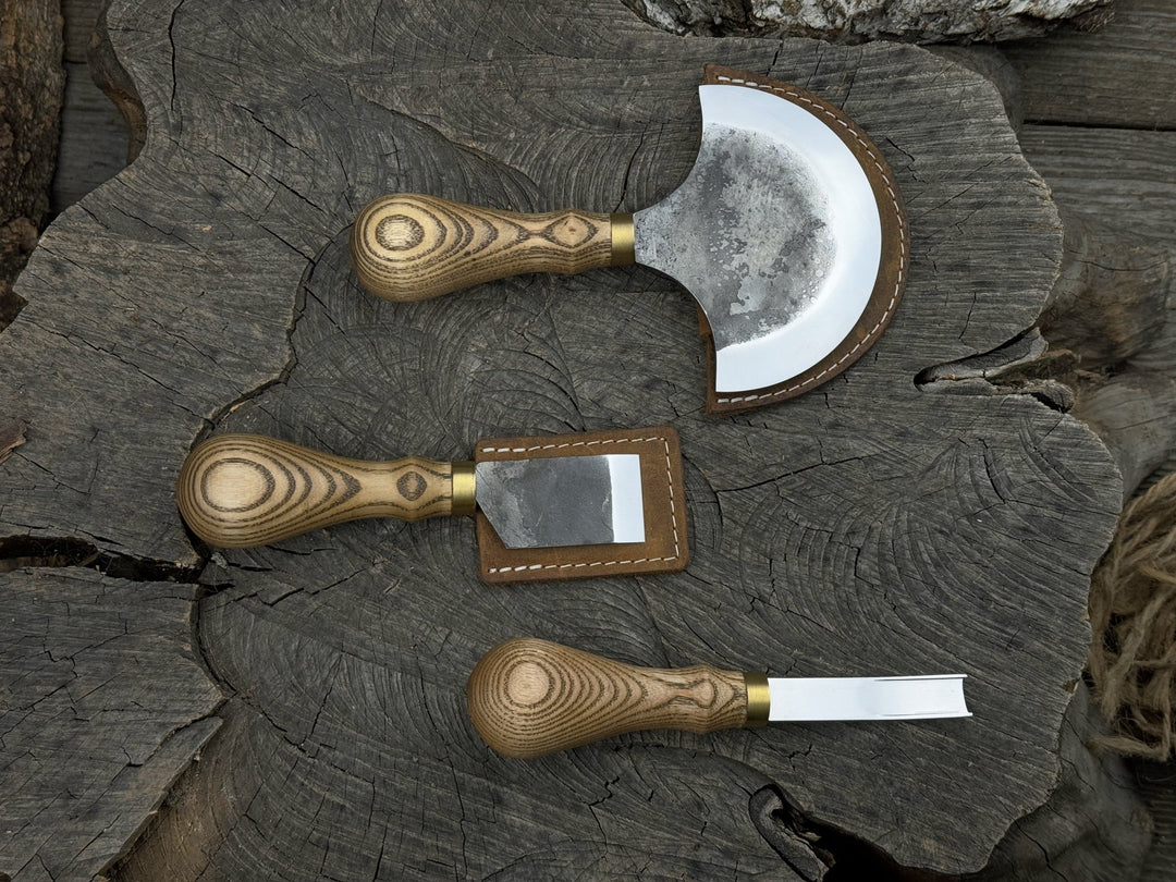 Leather Working Tool Kits - Sharky Forged Steel Tools