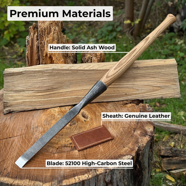 Carpenters Slick Chisel, 20 - 100 mm (0.8 - 3.9 inches) - Sharky Forged ...