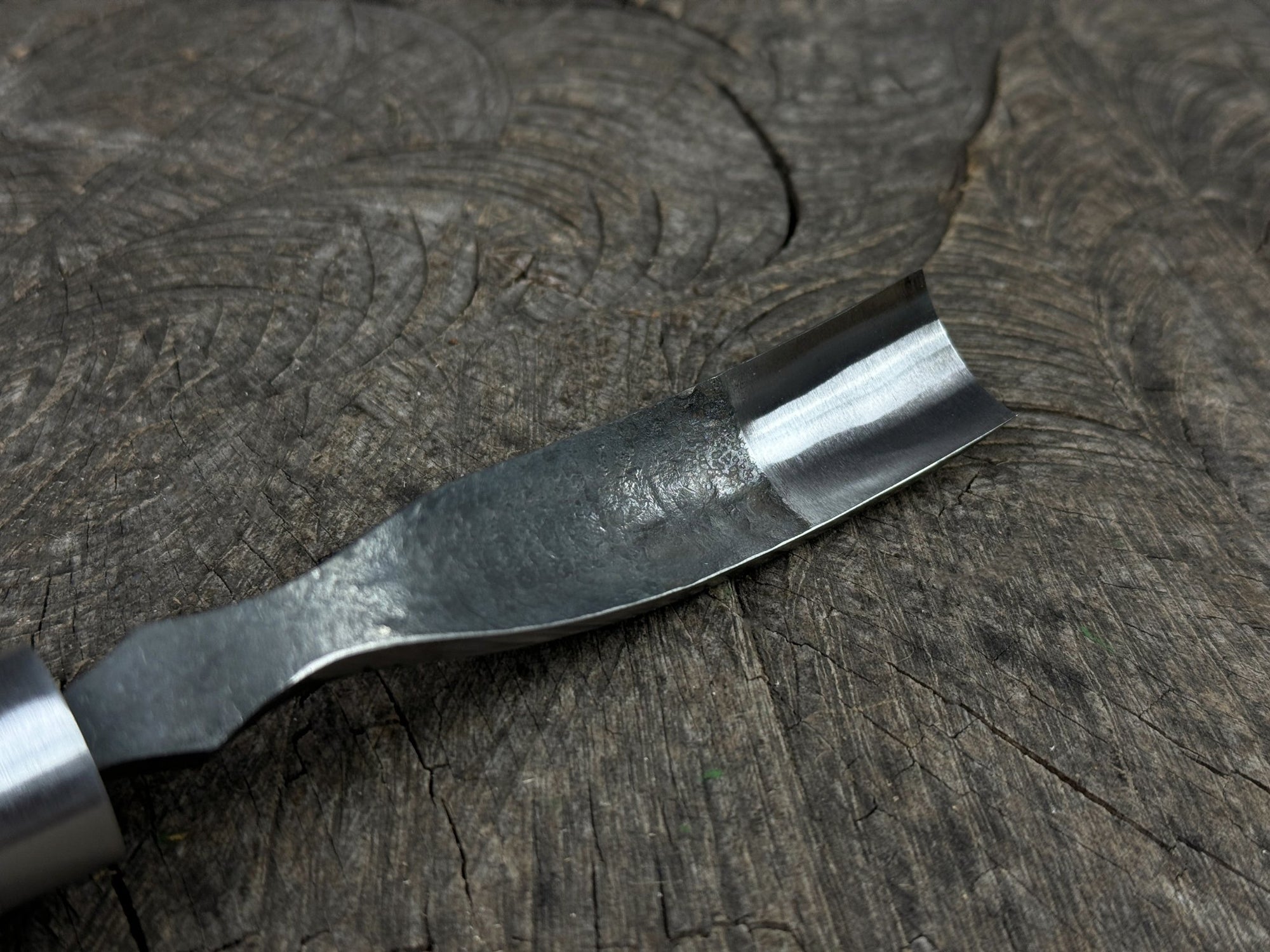 Long Bent (Curved) Gouge, 10 - 45 mm (0.4 - 1.8 inches) - Sharky Forged ...