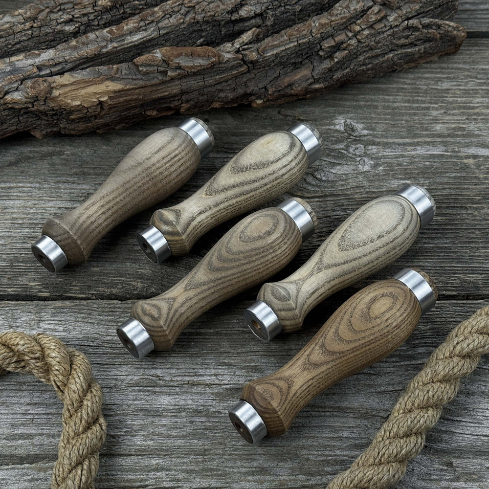 Set of 5 Ash Wood Replacement Handles - Sharky Forged Steel Tools