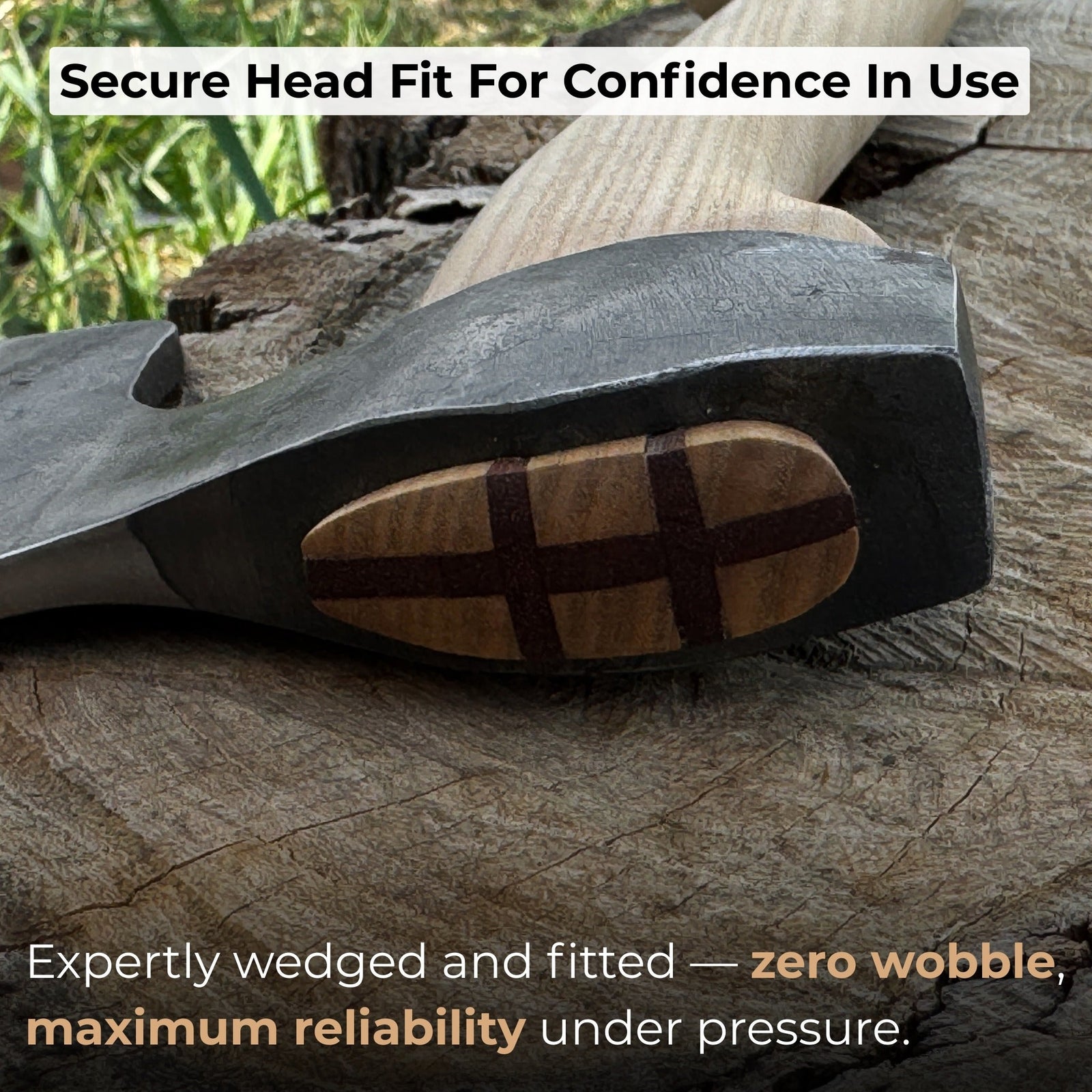 Small Carving Axe, 0.54 kg (1.19 lbs) - Sharky Forged Steel Tools