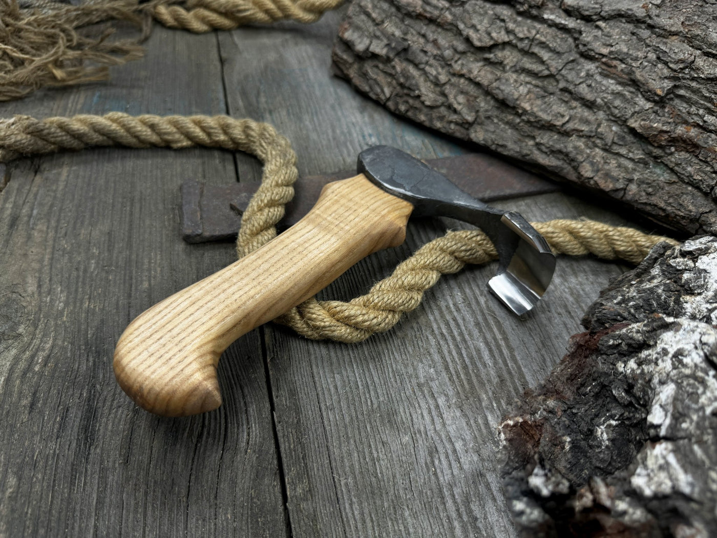 Small Kuksa Adze with Deep Curved (Round) Blade, 4.5 cm (1.8 in ...