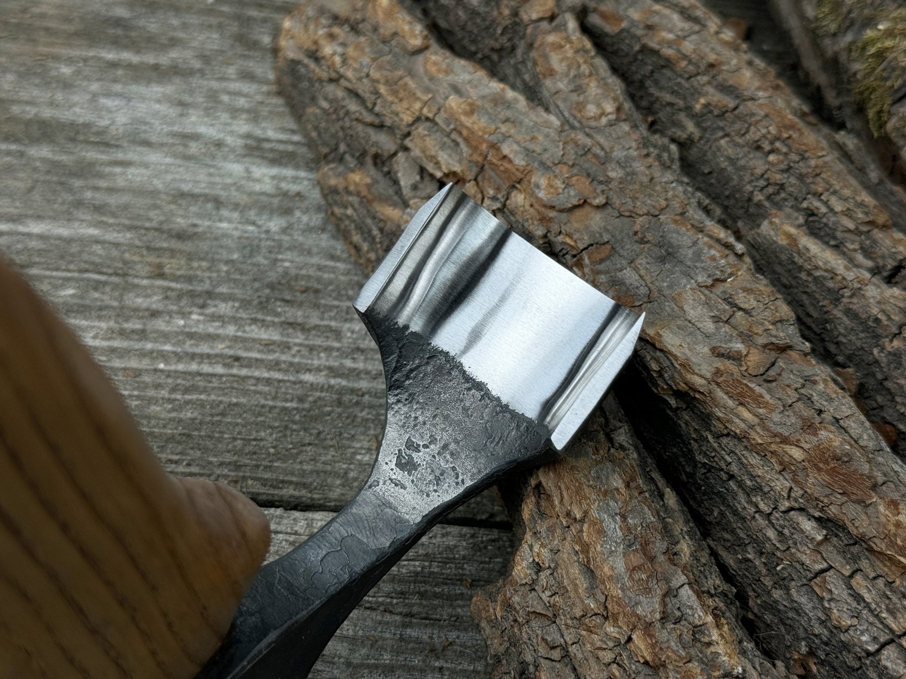 Small Kuksa Adze with Deep Curved (Round) Blade, 4.5 cm (1.8 in ...