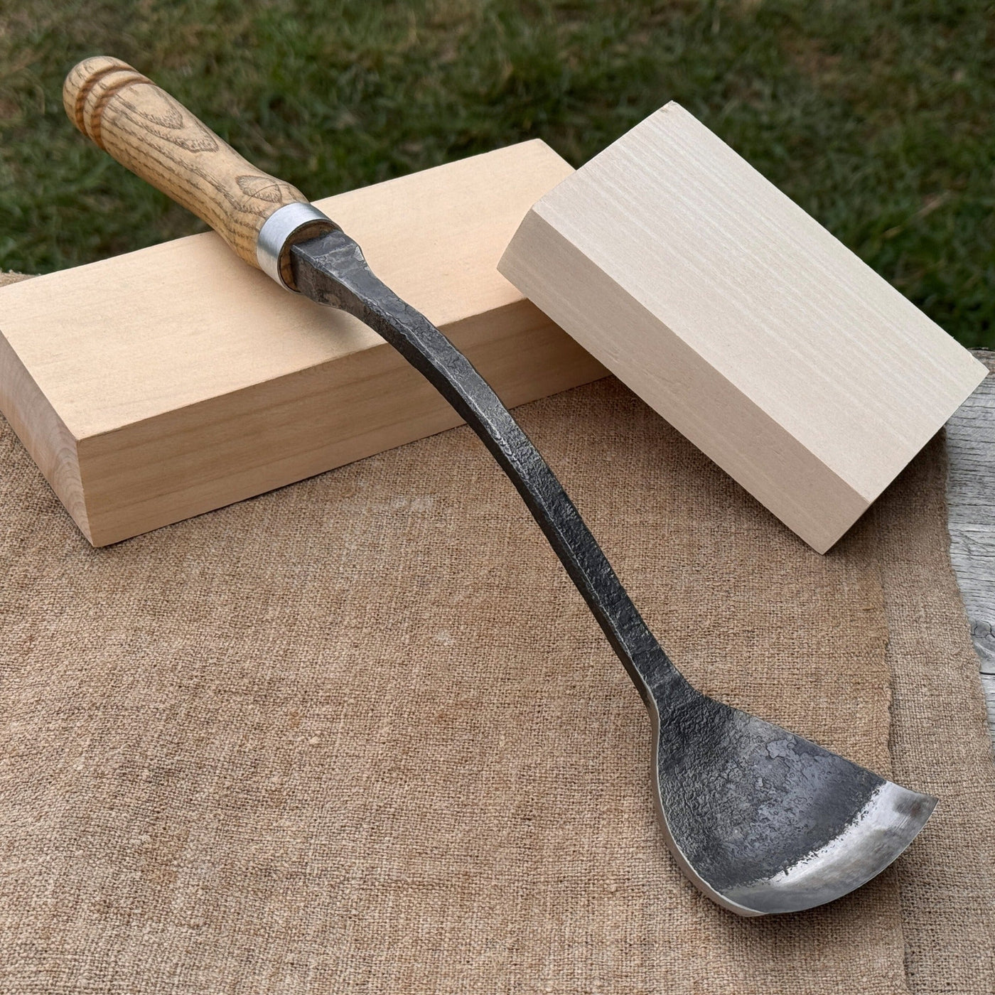 Spoon Bent Gouge, 50 - 70 mm (2 - 2.8 inches) - Sharky Forged Steel Tools