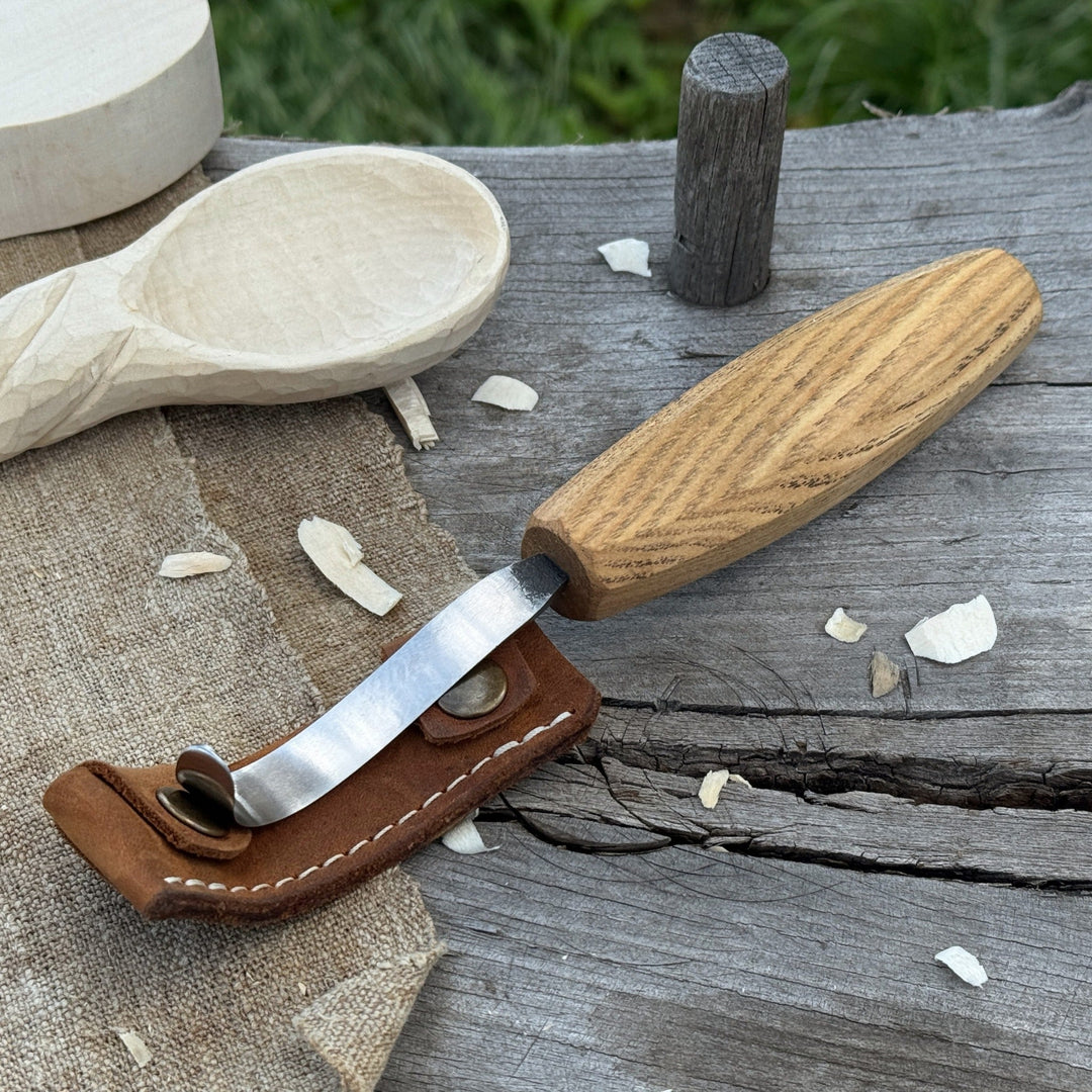 Hook Knives for Spoon Carving – Sharky Forged Steel Tools