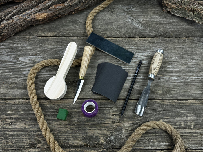 Spoon Carving Kit – Starter Carving Set for Hobbyists, Teens, Adults ...