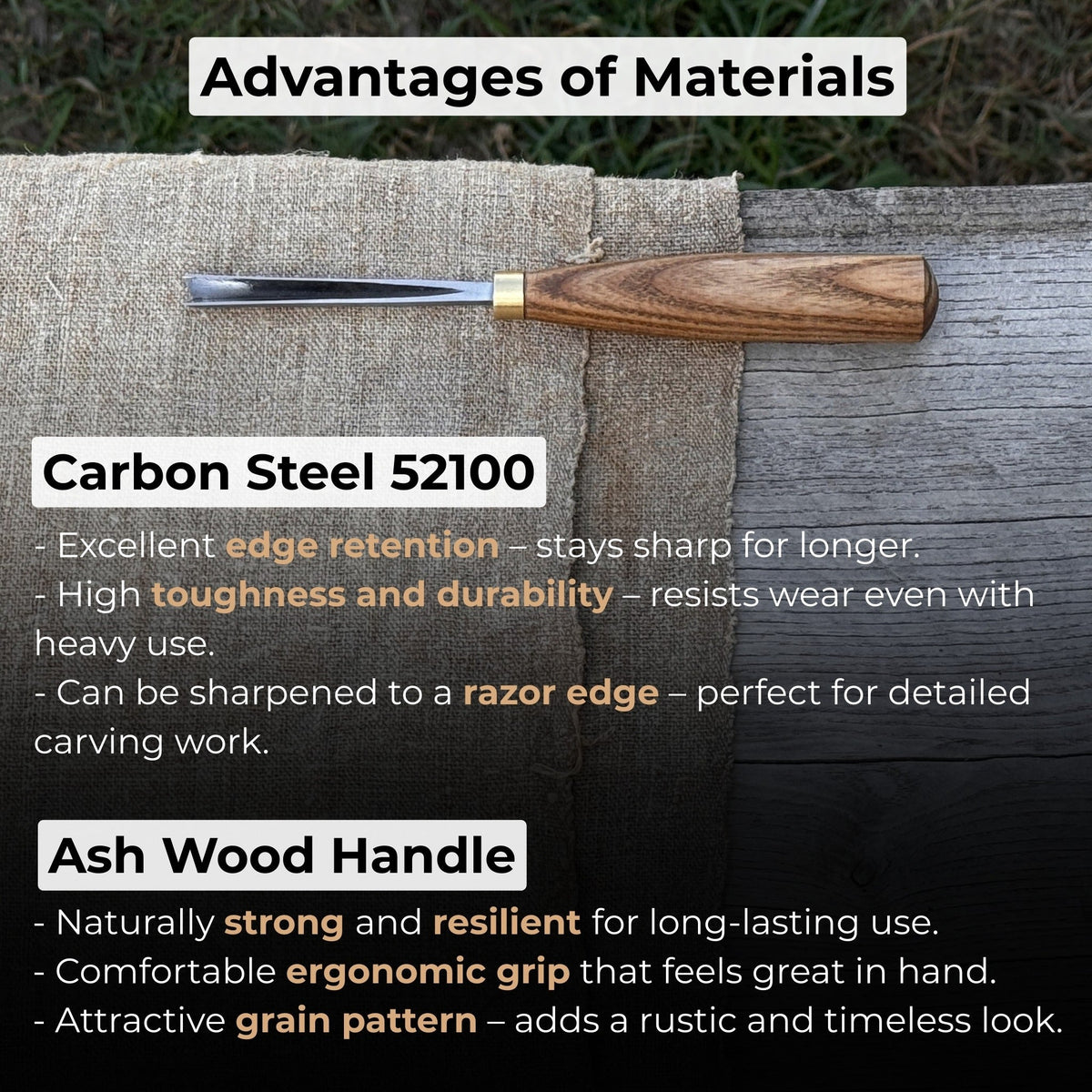 V-Parting Chisel 60 Degree, blade 6 mm (0.24 inches) - Sharky Forged ...