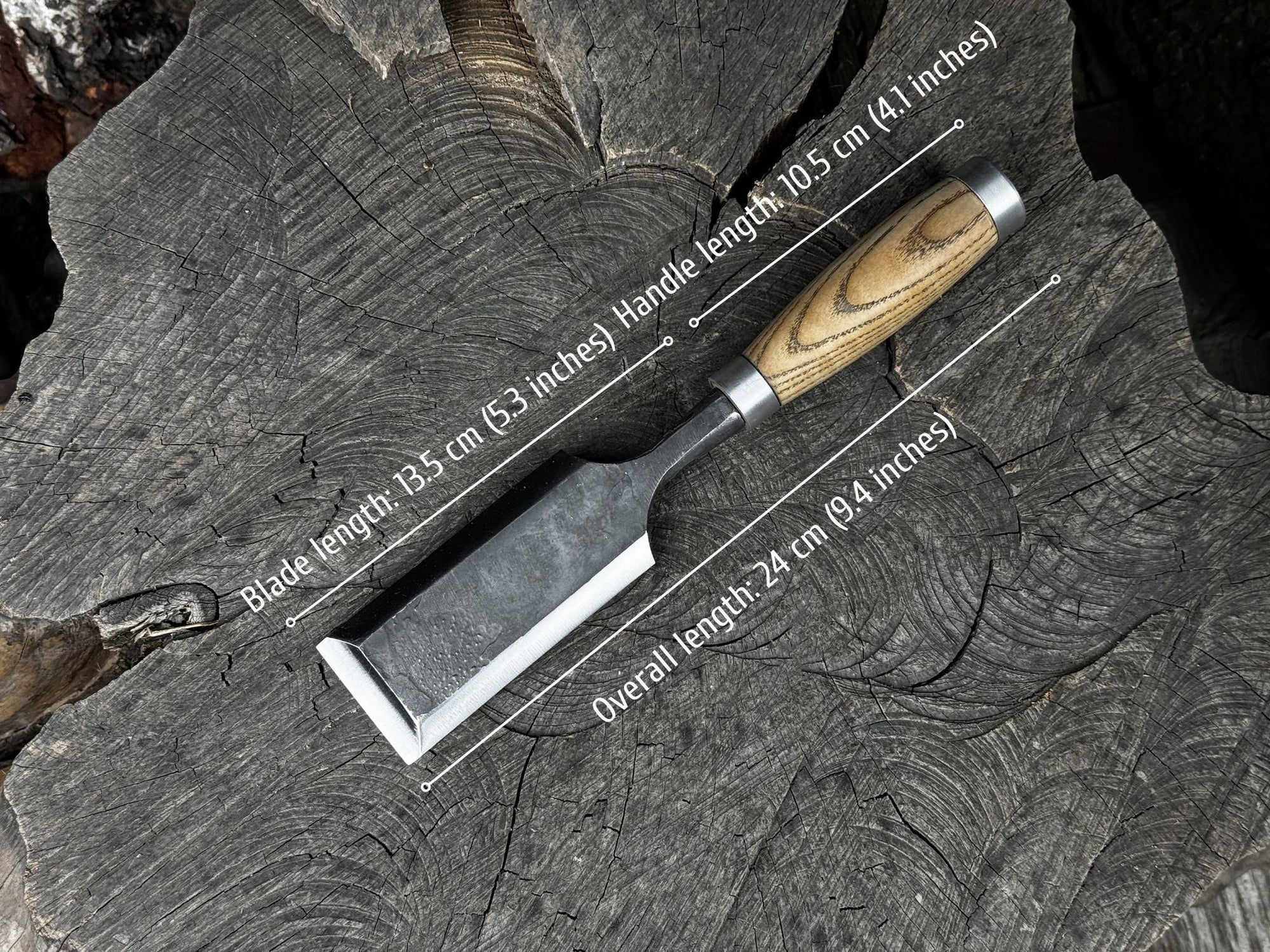 Wood Carving Chisel, 10 - 50 mm (0.39 - 1.97 inches) - Sharky Forged ...